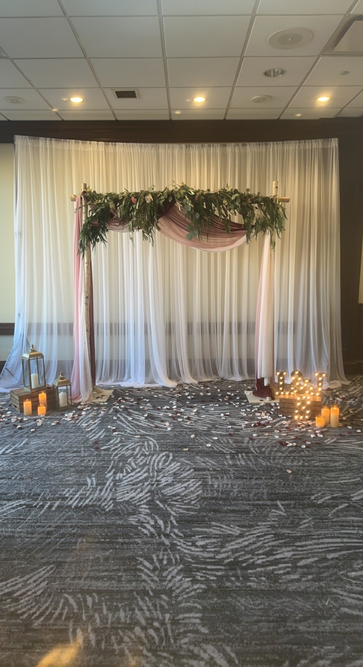 Birch Arch | Pittsburgh Backdrop Rentals